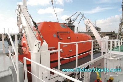 5.0m with 16 persons Fire-proof FRP Totally Enclosed Lifeboat With ...