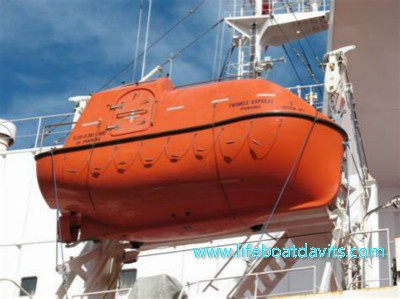 5.0M Fire-protected Totally Enclosed Lifeboat And Rescue Boat with ABS ...